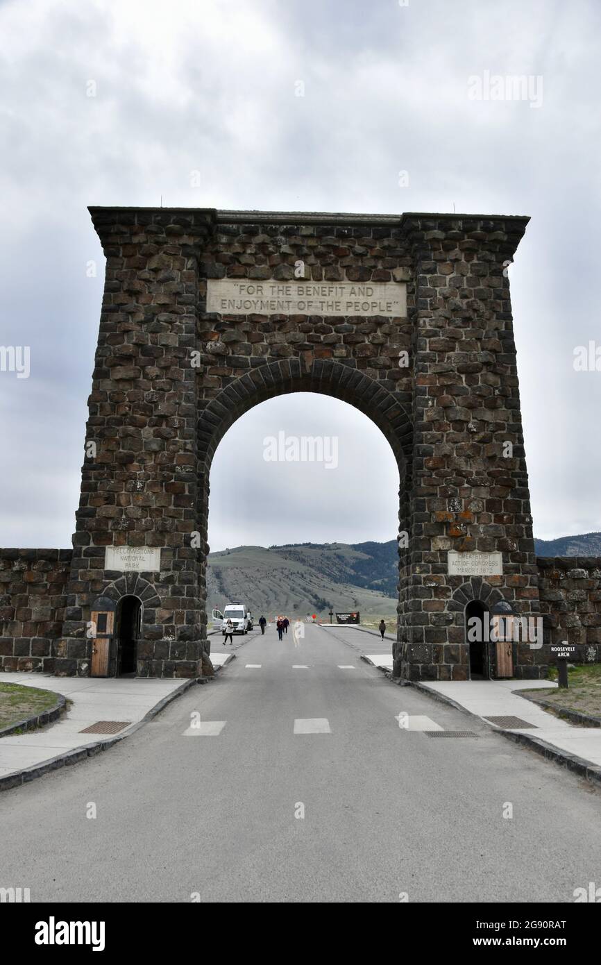 World famous Yellowstone National Park, the worlds first national park ...