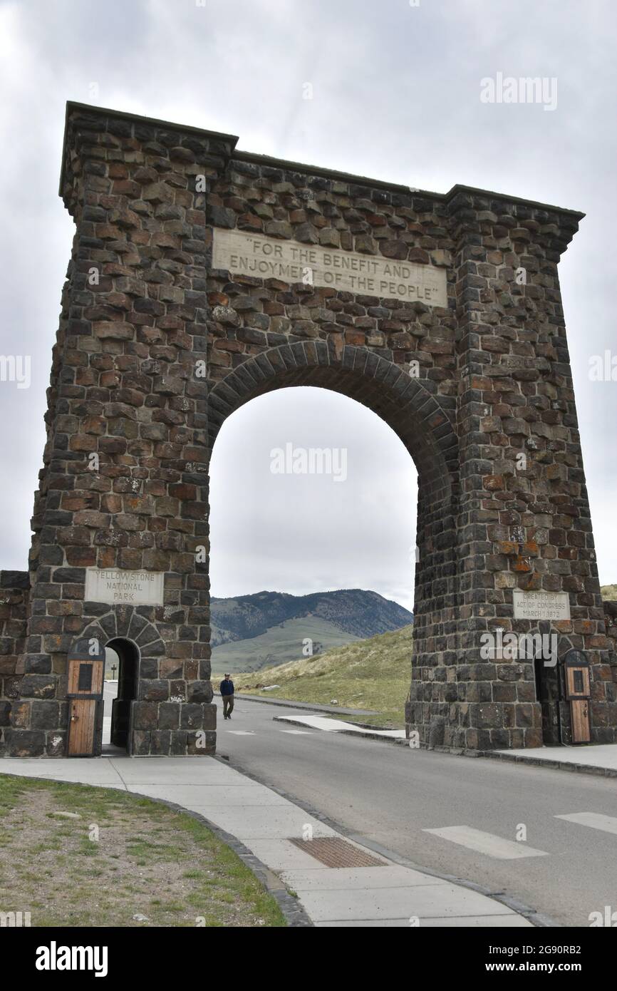 World famous Yellowstone National Park, the worlds first national park ...