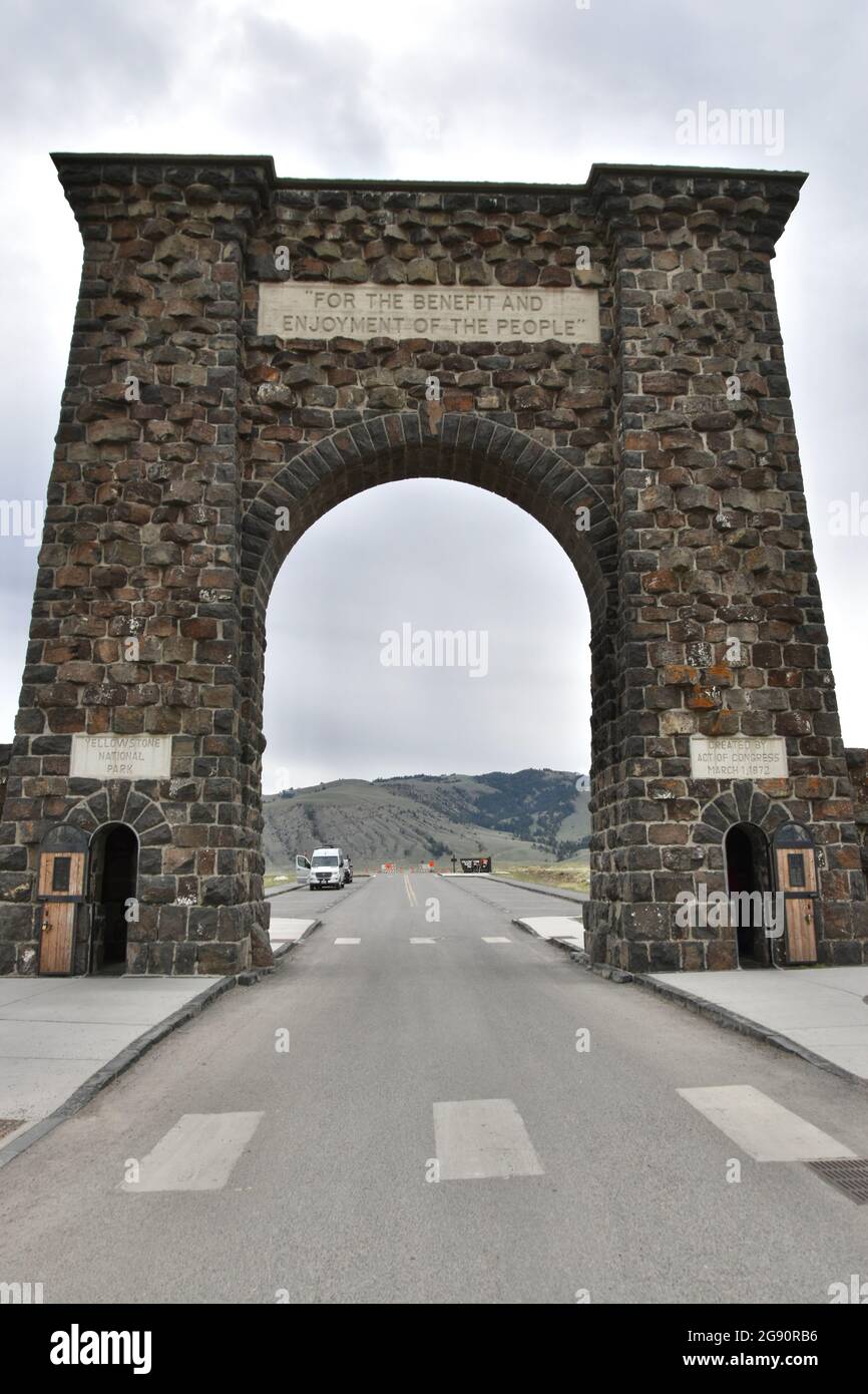 World famous Yellowstone National Park, the worlds first national park ...