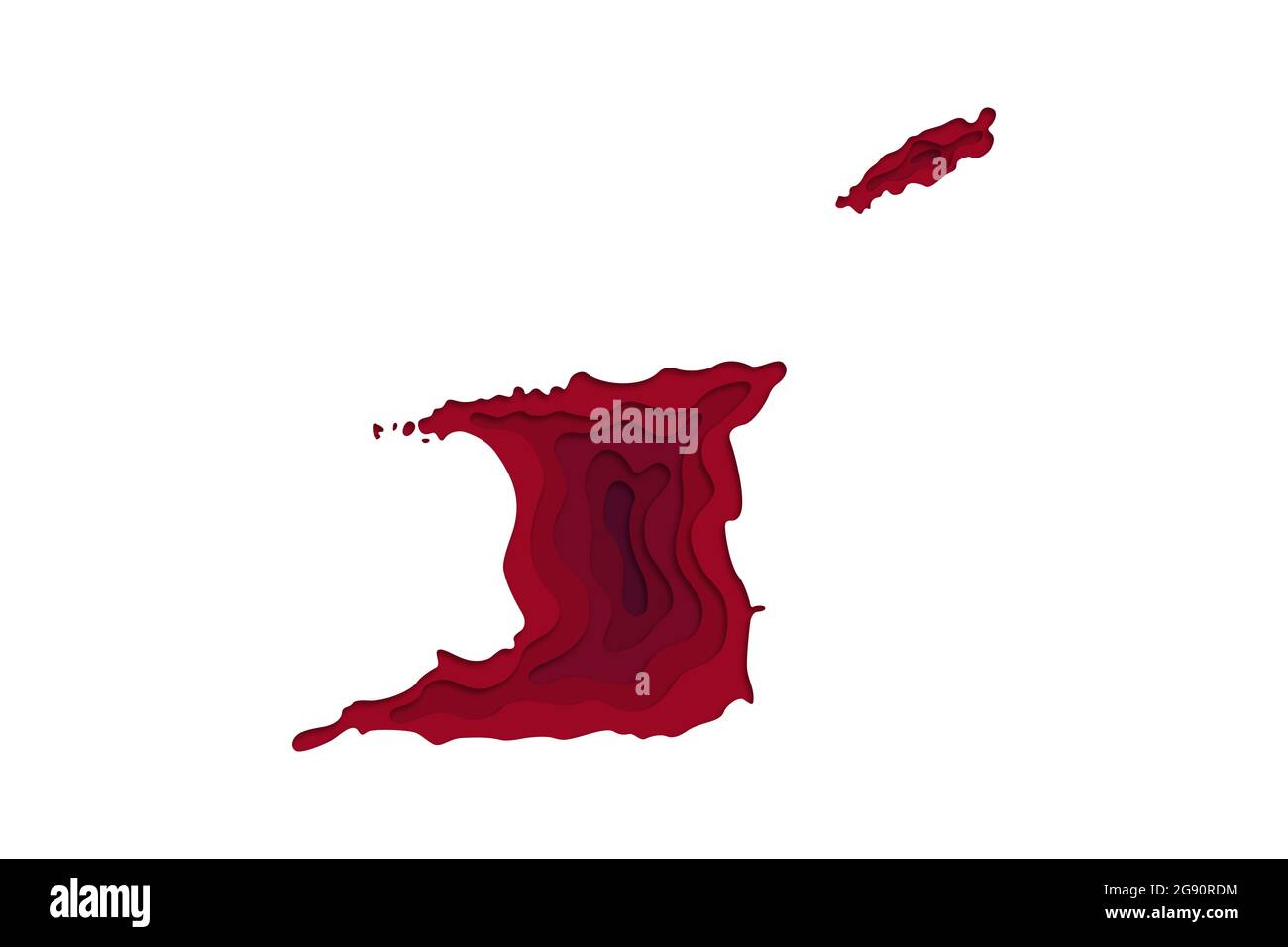 Tobago Island Map High Resolution Stock Photography and Images - Alamy