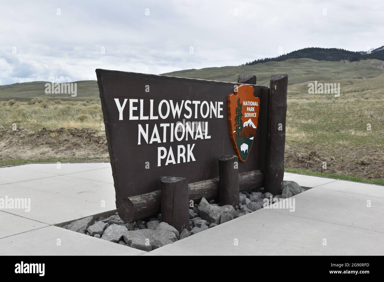 World famous Yellowstone National Park, the worlds first national park ...