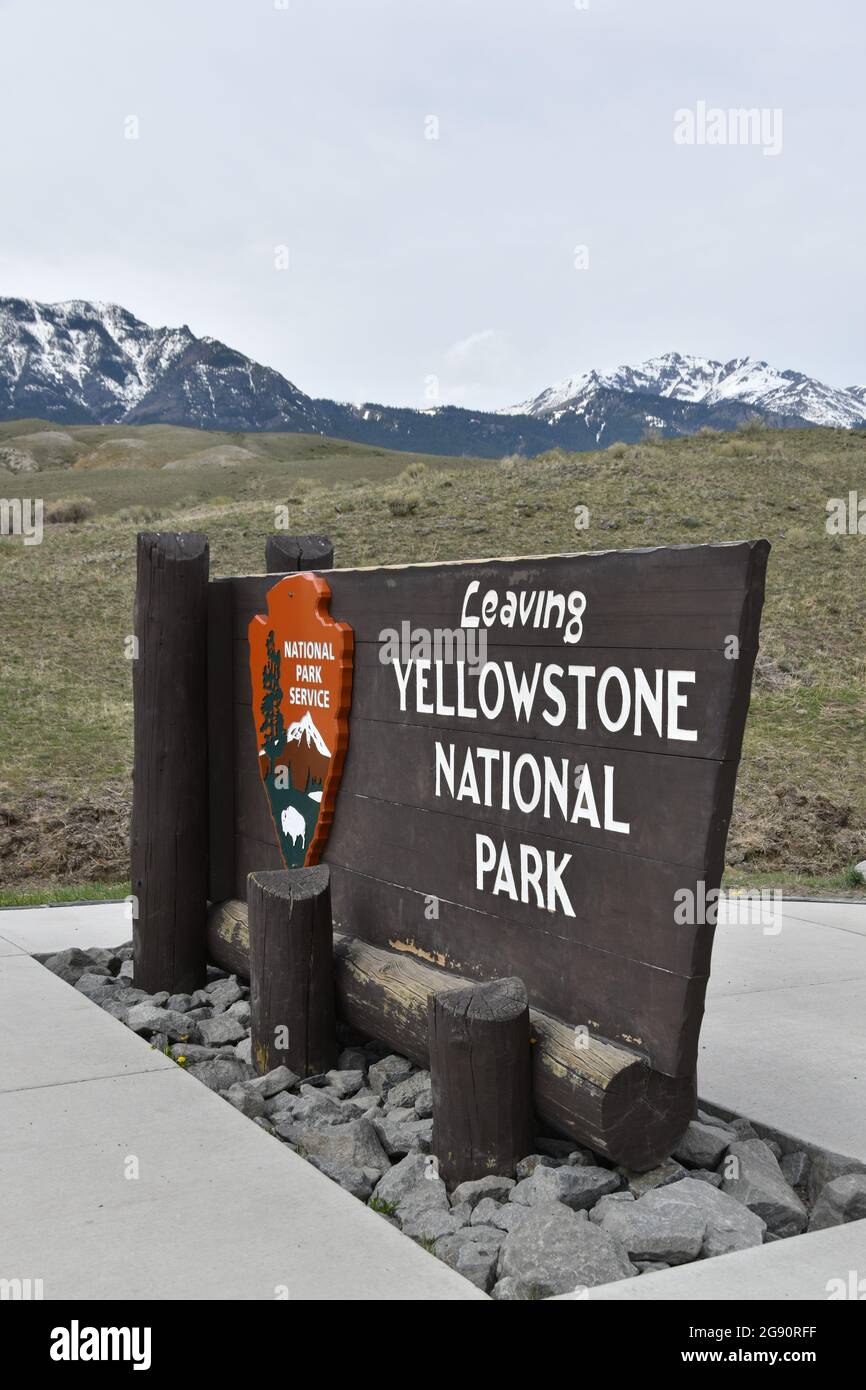 World famous Yellowstone National Park, the worlds first national park ...