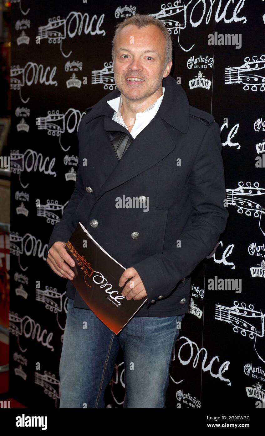 London, UK. Graham Norton at The press night for new musical 'Once ...