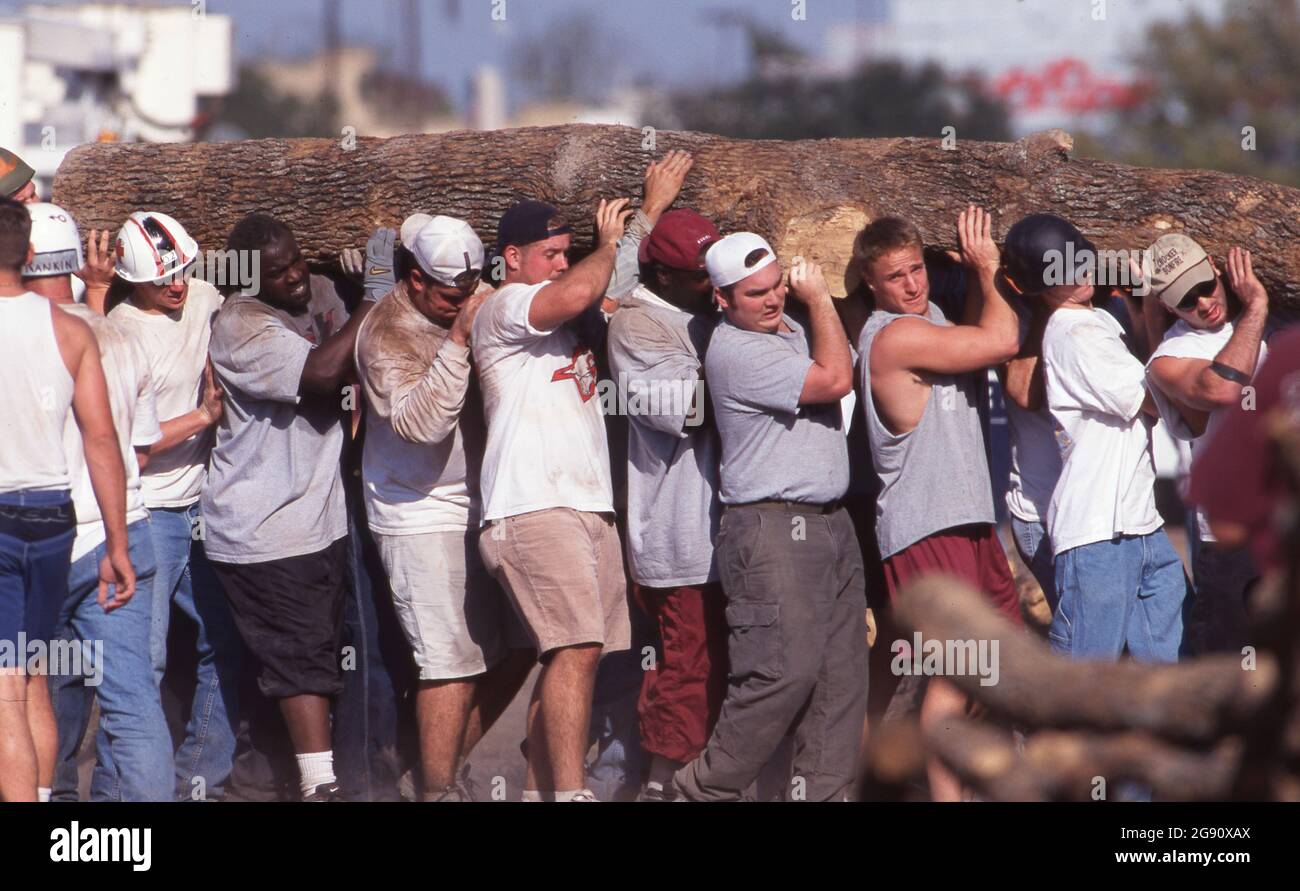 College Station Texas USA, November 18 1999: Students and other ...