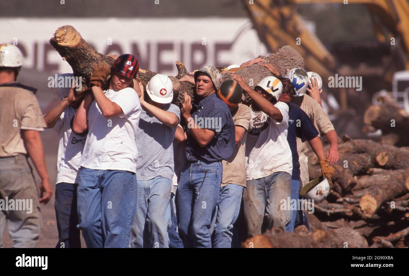 College Station Texas USA, November 18 1999: Students and other ...