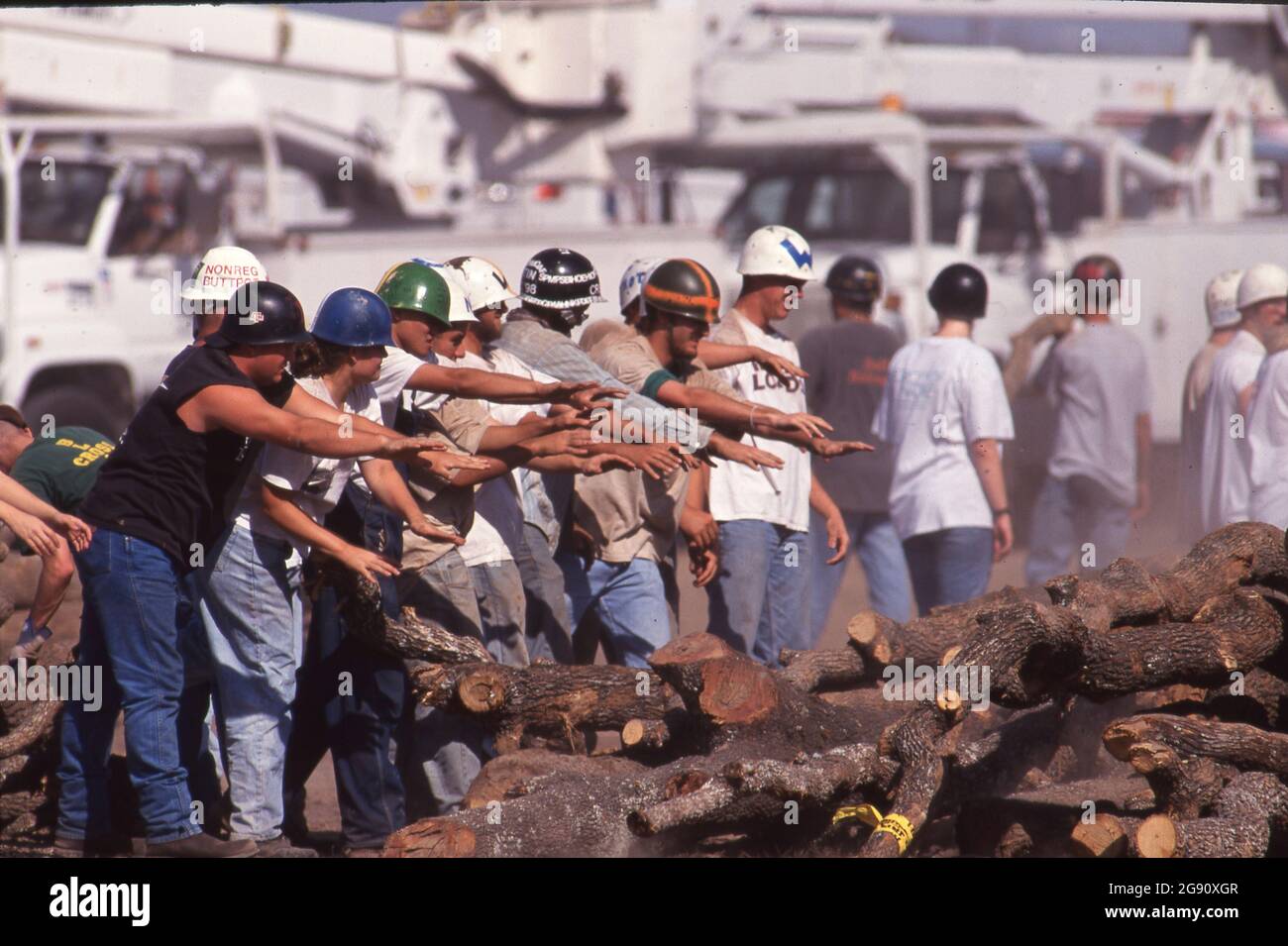 College Station Texas USA, November 18 1999: Students and other ...