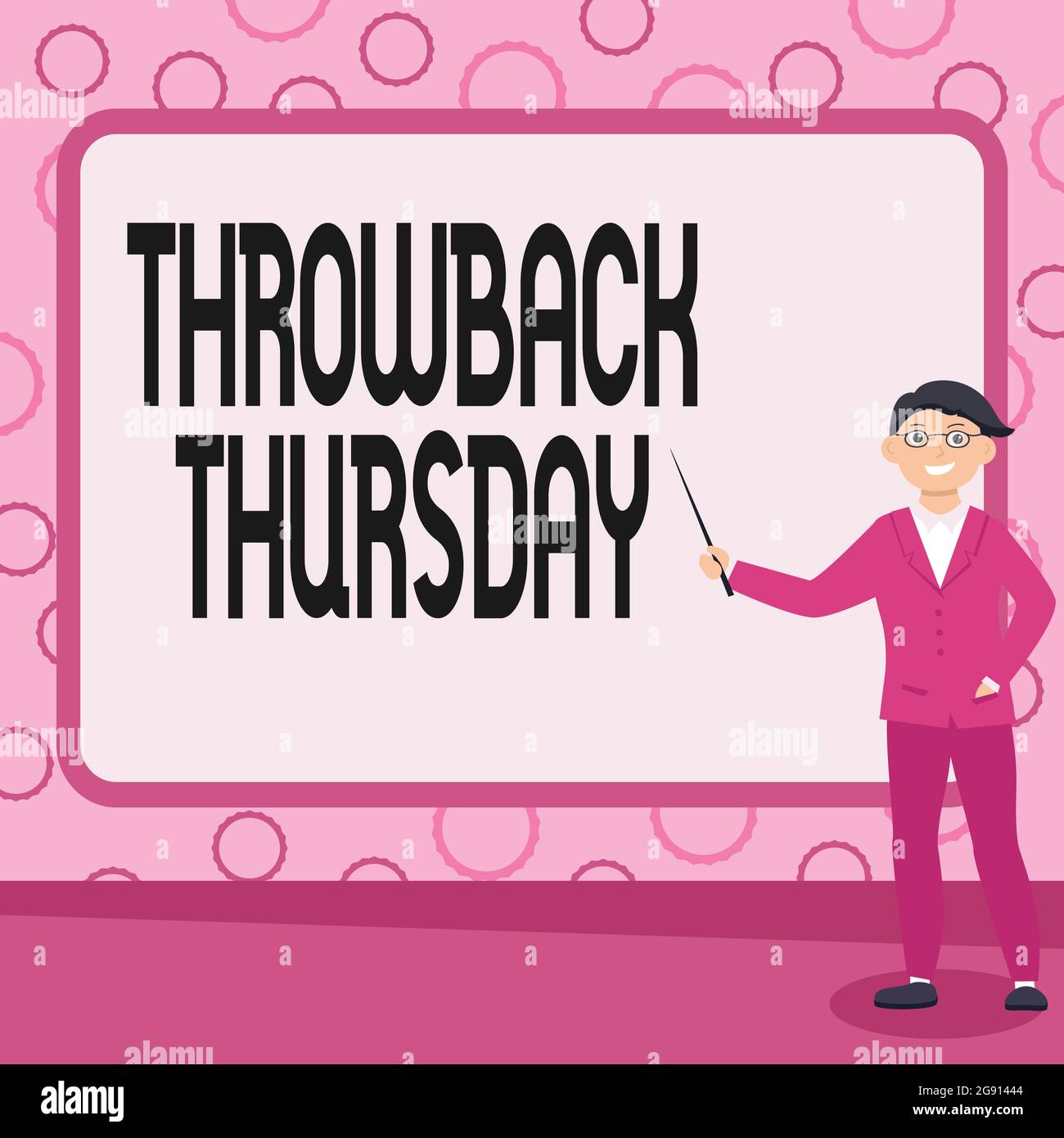 Conceptual display Throwback Thursday. Concept meaning wistful ...