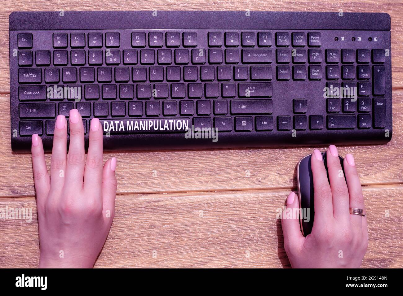 Handwriting text Data Manipulation. Business showcase the process of ...