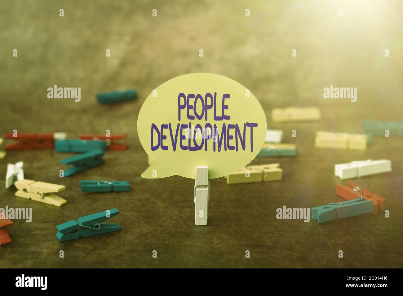 Text caption presenting People Development. Word for Encouraging ...