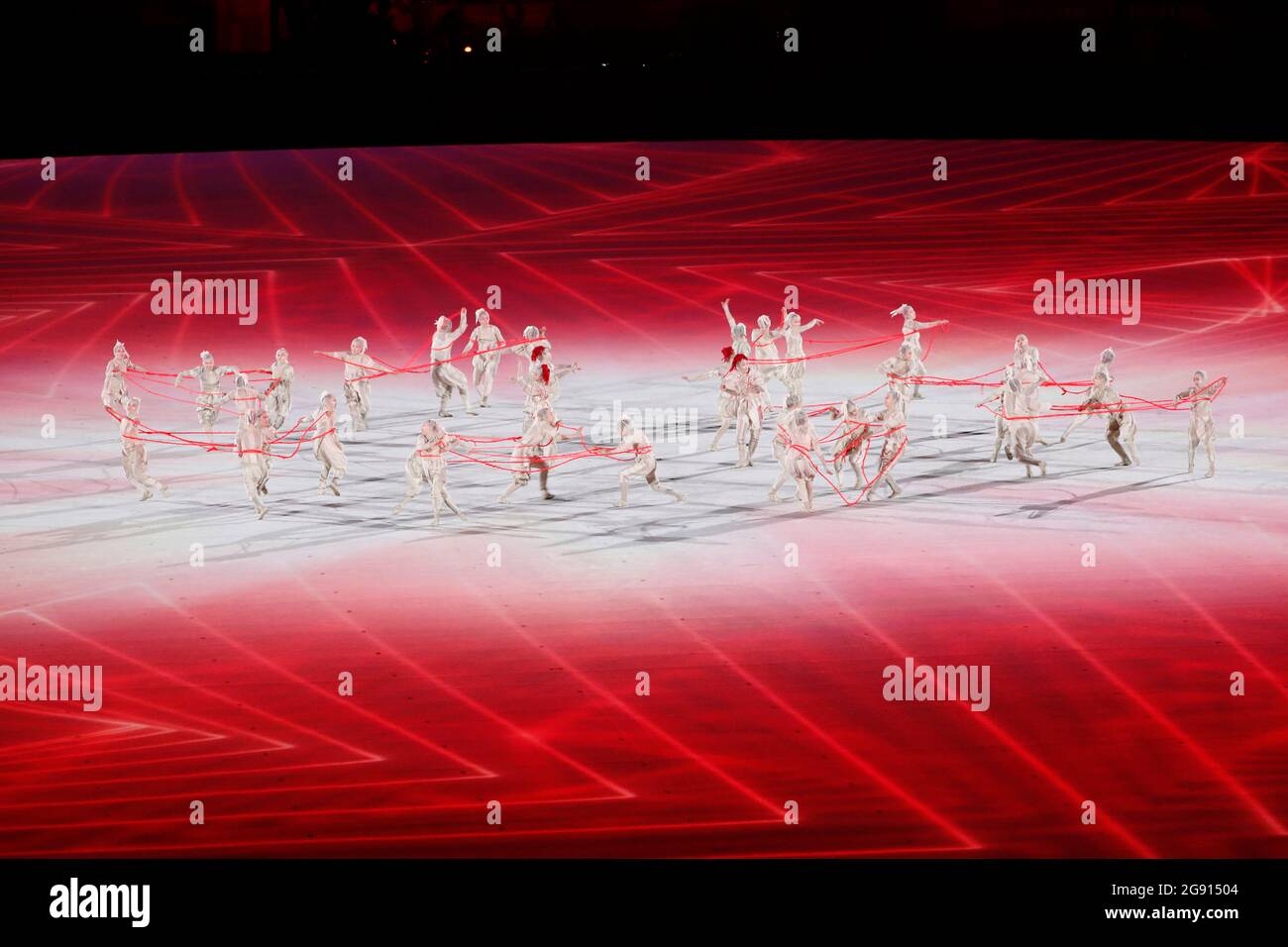 Tokyo, Japan. 23rd July, 2021. Opening Ceremony of the 2020 Tokyo ...