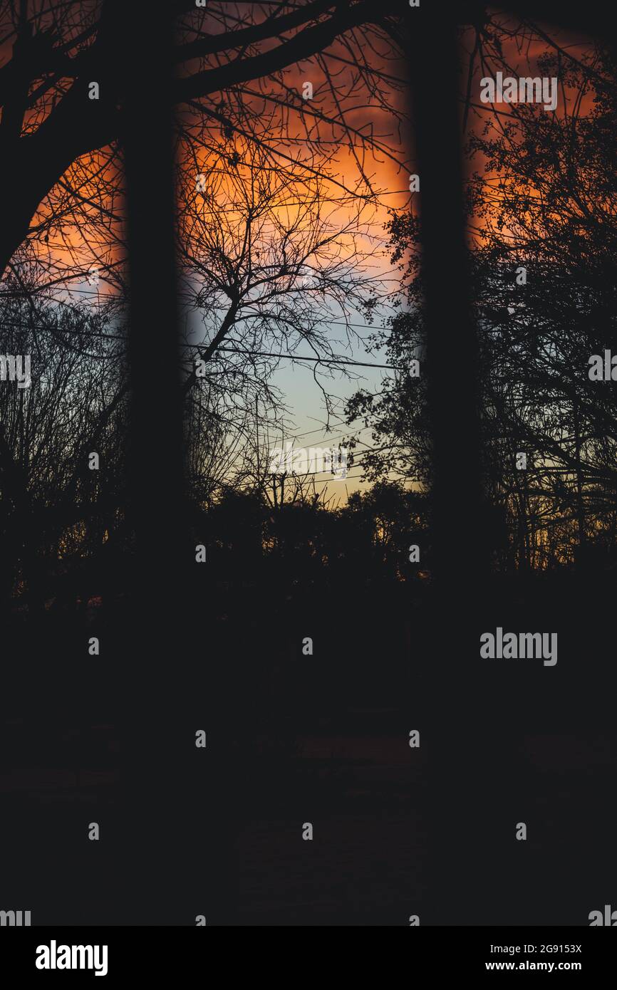 dawn through the window in argentina Stock Photo - Alamy