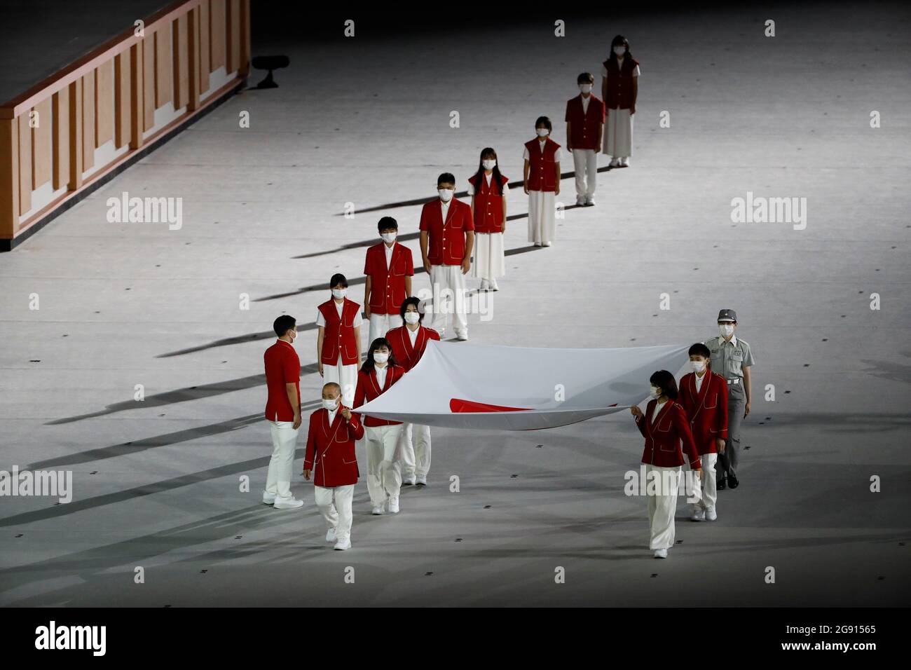 Tokyo, Japan. 23rd July, 2021. Opening Ceremony of the 2020 Tokyo ...