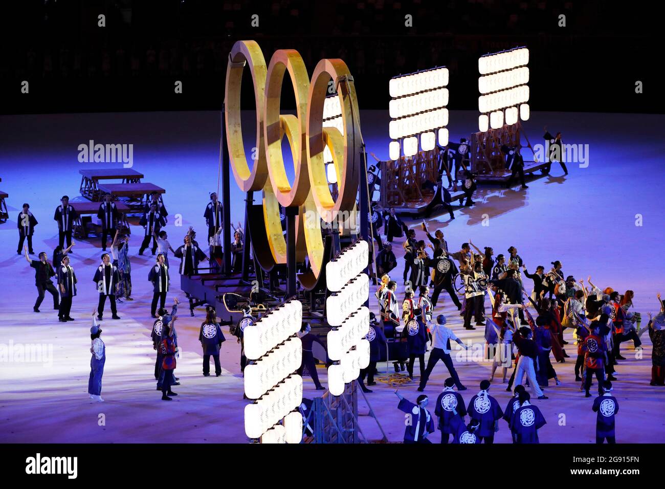 Tokyo, Japan. 23rd July, 2021. Opening Ceremony of the 2020 Tokyo ...