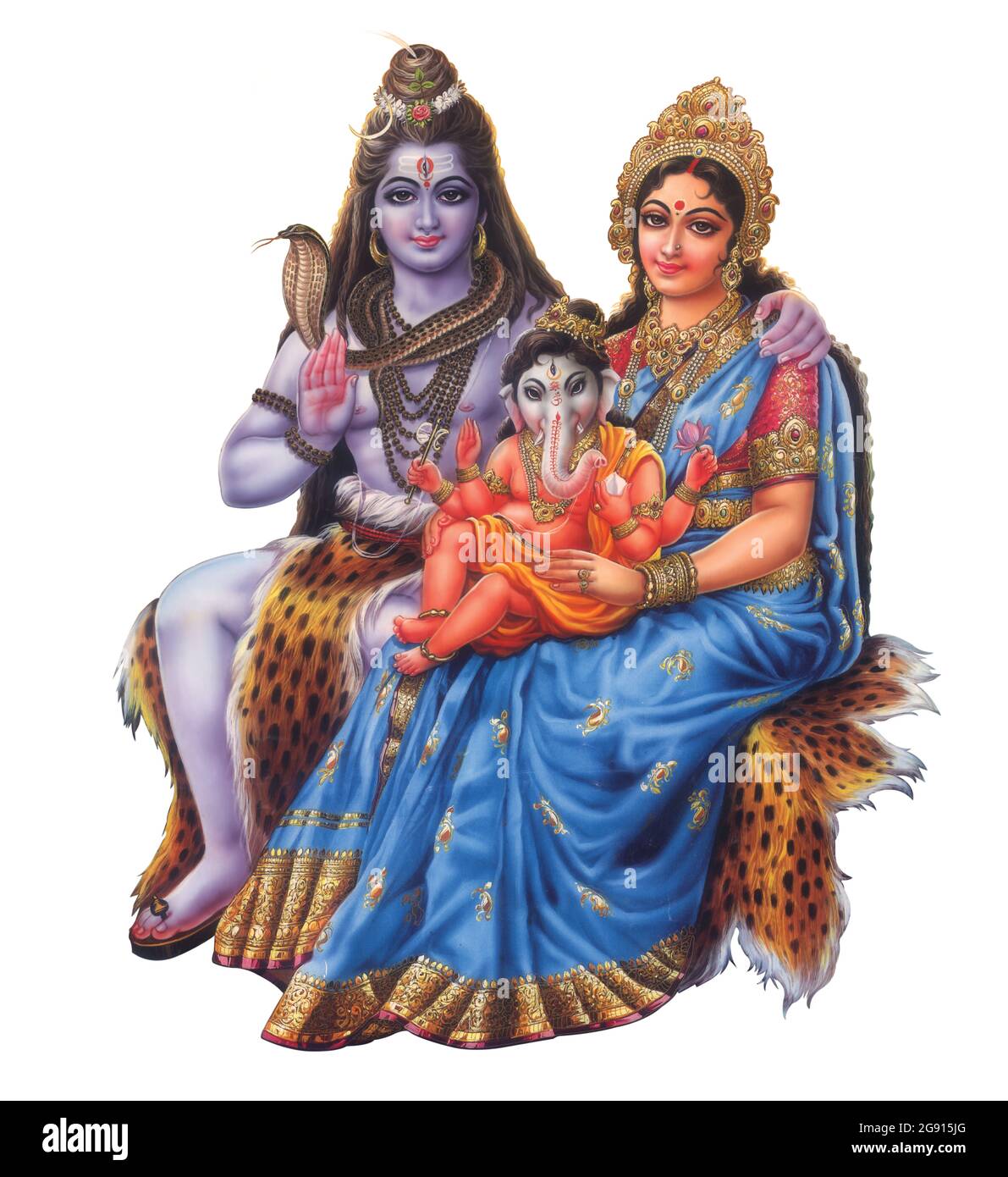 Hindu God Shiva Digital Painting Stock Photo - Alamy