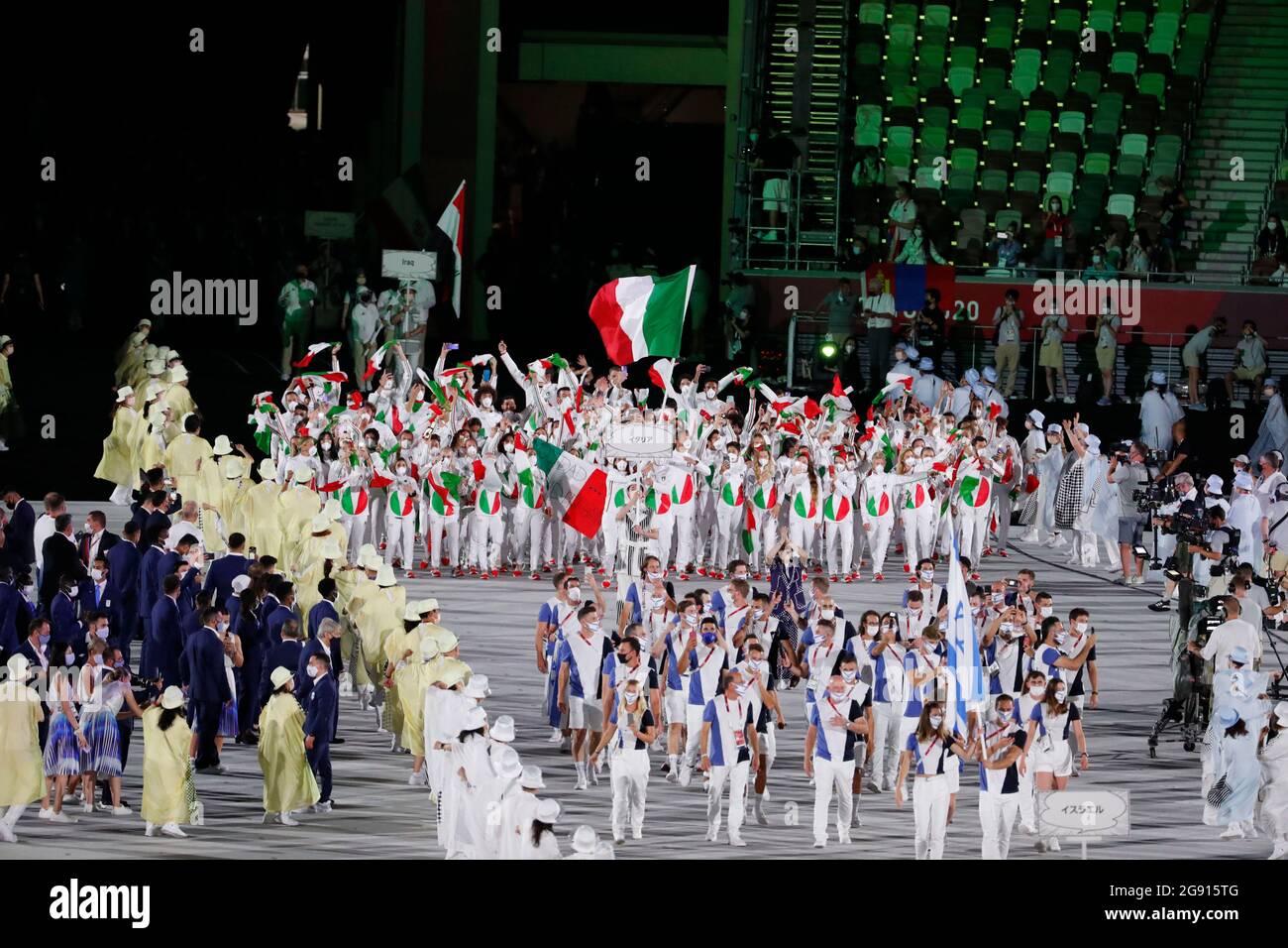 Tokyo, Japan. 23rd July, 2021. Italy at the Opening Ceremony of the ...