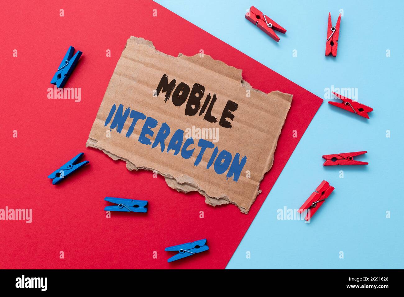 Writing displaying text Mobile Interaction. Business concept the ...