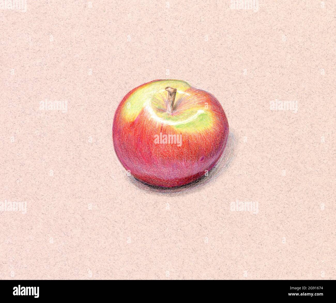 Apple illustration hi-res stock photography and images - Alamy
