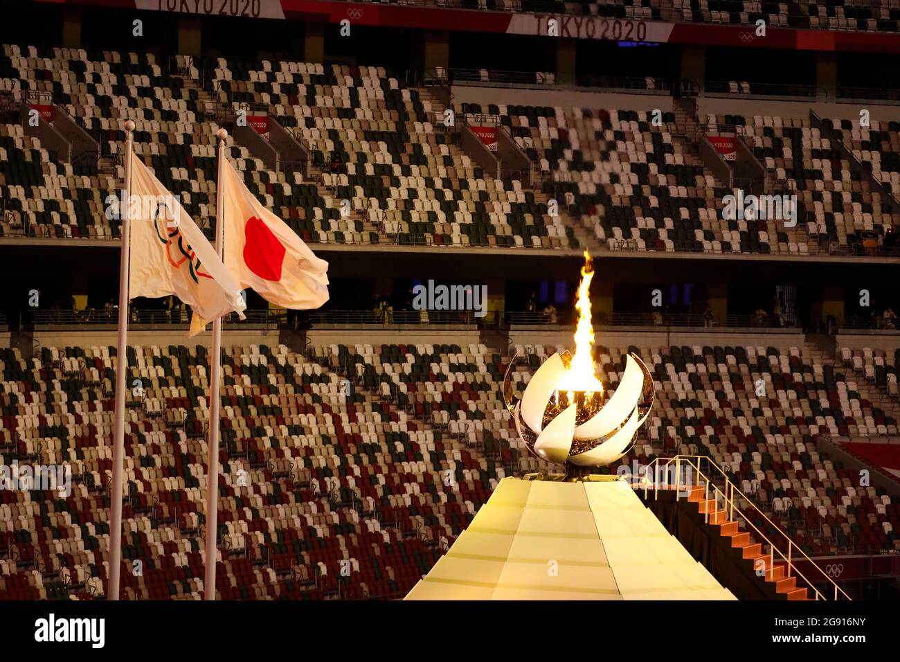 Tokyo, Japan. 23rd July, 2021. Opening Ceremony of the 2020 Tokyo ...