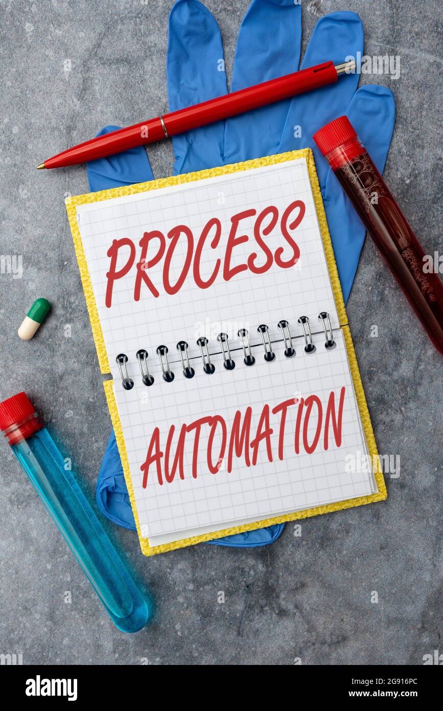 Conceptual display Process Automation. Business concept the use of ... Conceptual display Process Automation. Business concept the use of ...