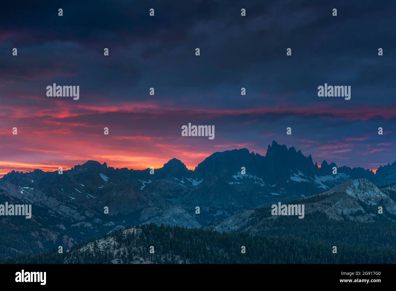 Minarets, Ansel Adams Wilderness, California Stock Photo - Alamy