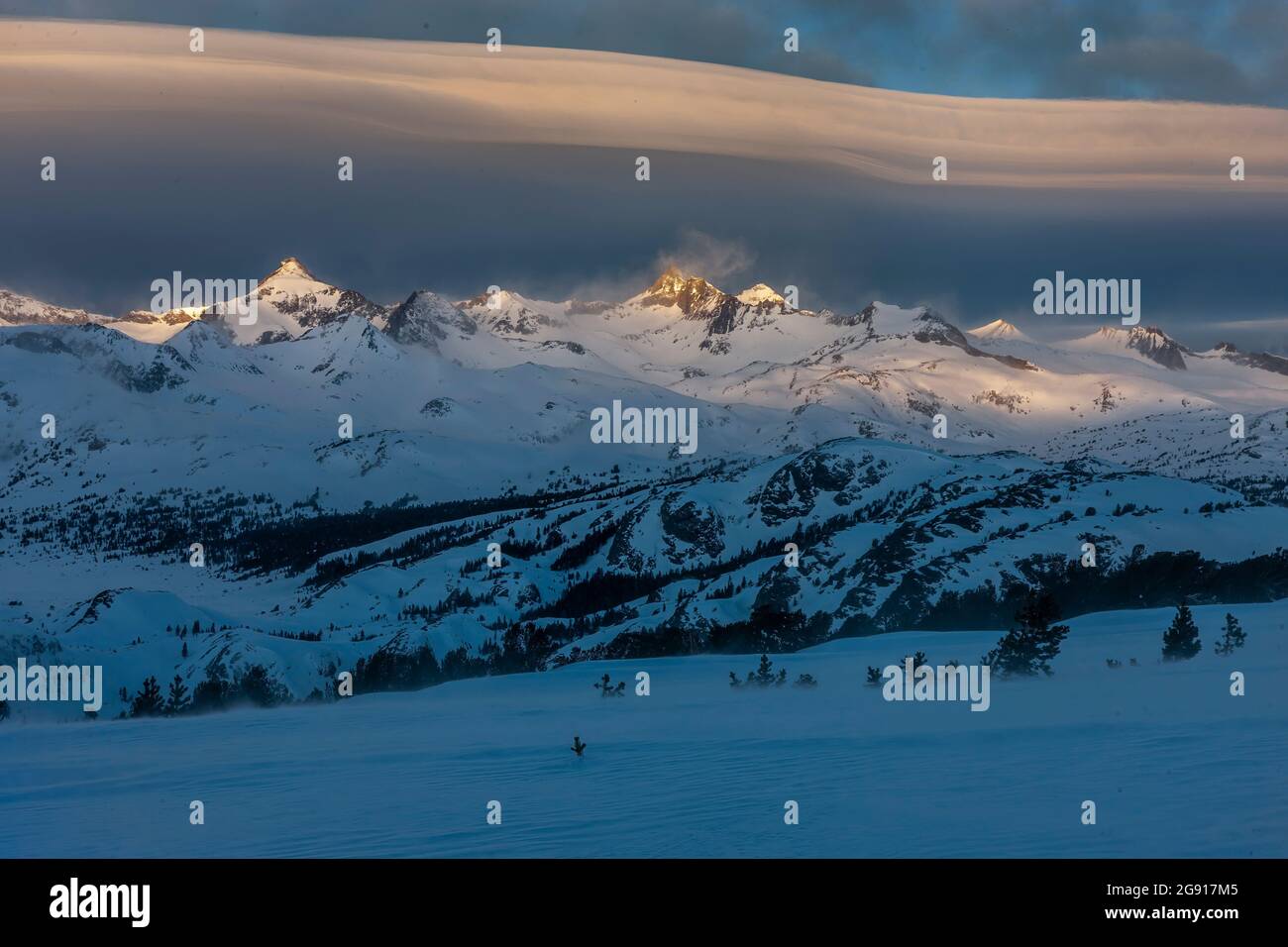 Winter, Snowstorm, Ansel Adams Wilderness, California Stock Photo - Alamy