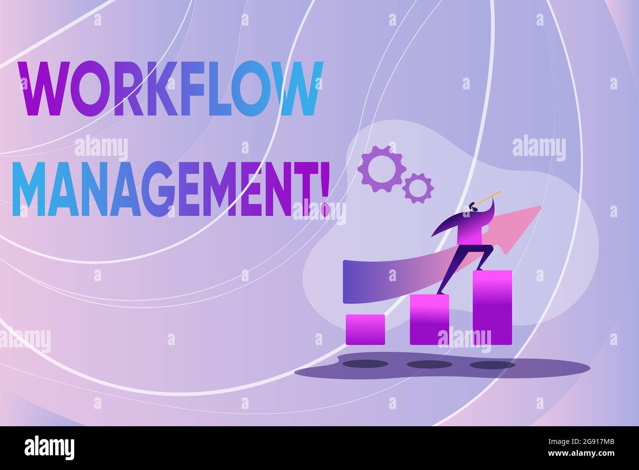 Sign displaying Workflow Management. Internet Concept the execution and ...