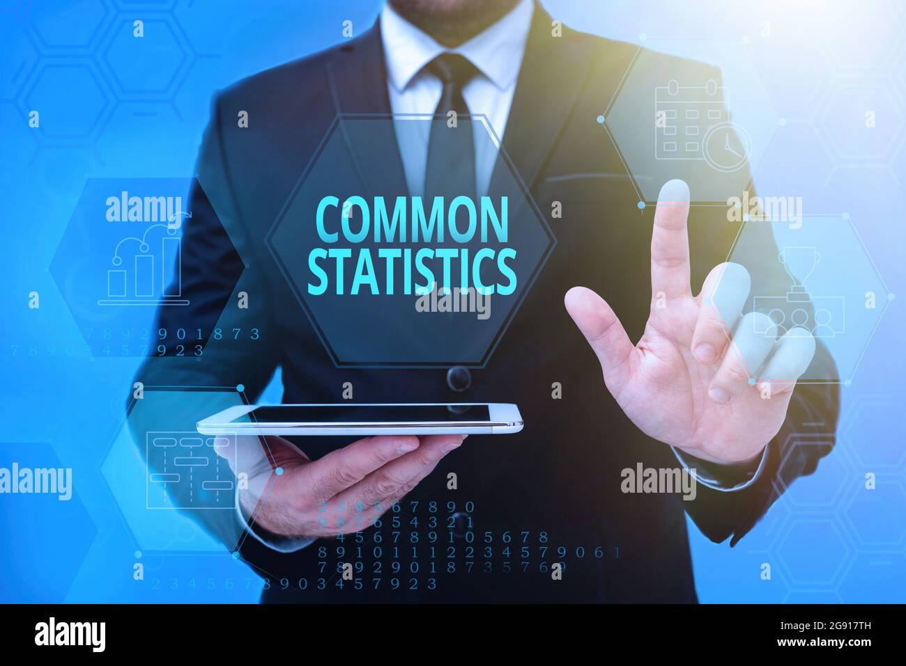 Text Showing Inspiration Common Statistics Internet Concept Used To Calculate Values Related To