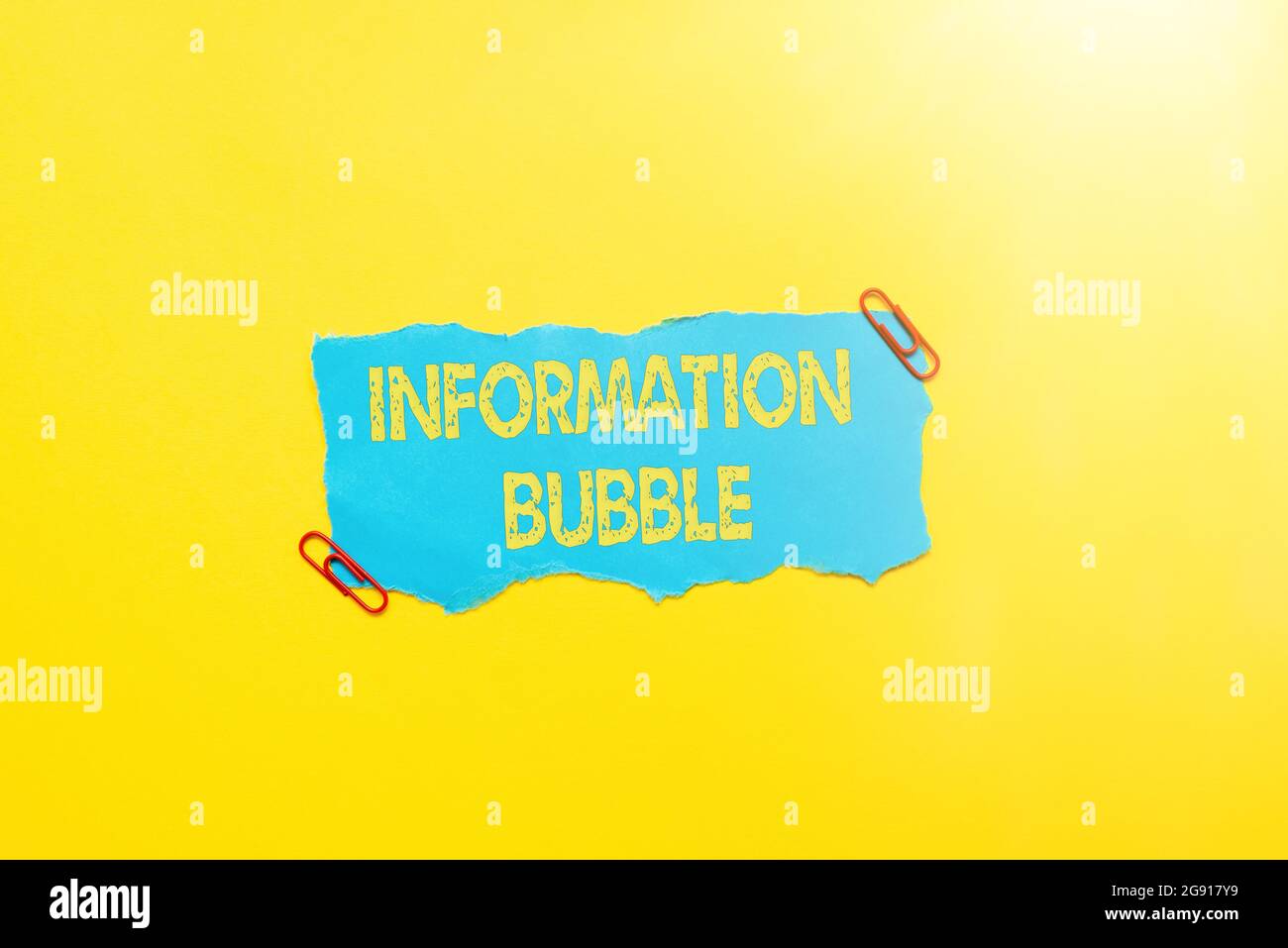 Conceptual display Information Bubble. Business approach phenomenon ...