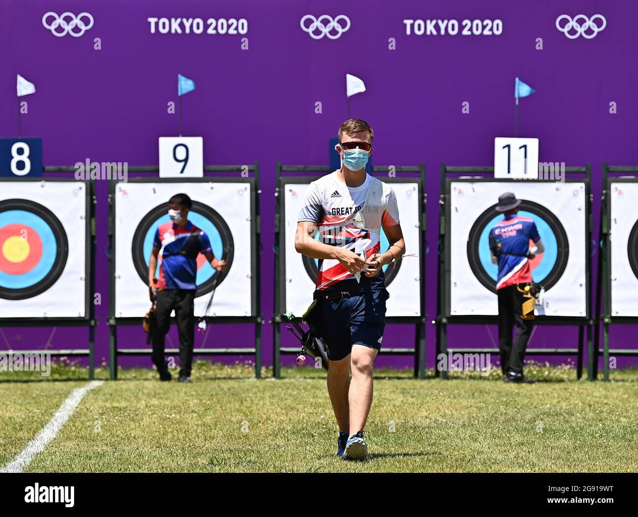Tokyo, Japan. 23rd July, 2021. Mens Archery qualification round ...