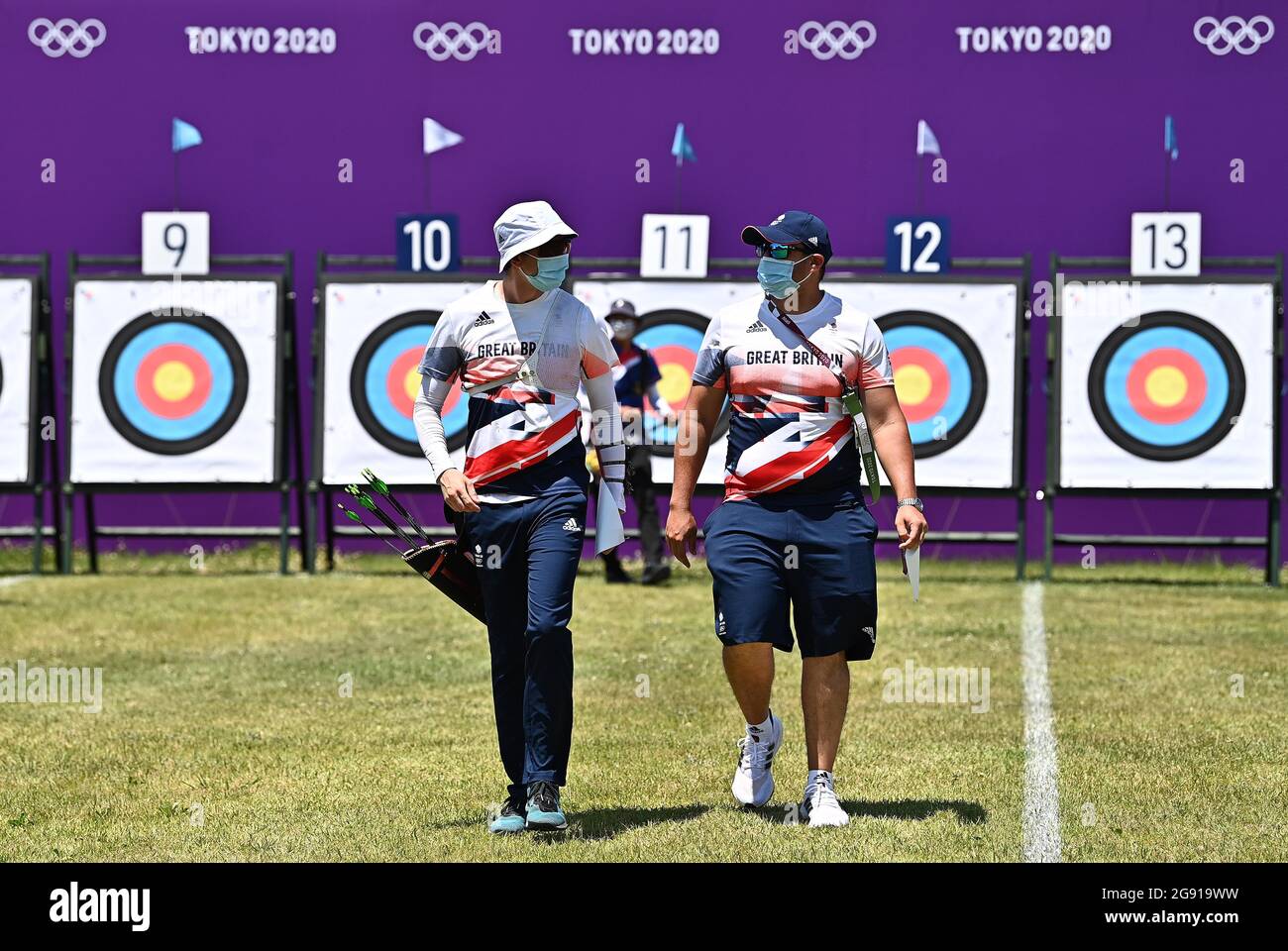 Tokyo, Japan. 23rd July, 2021. Mens Archery qualification round ...