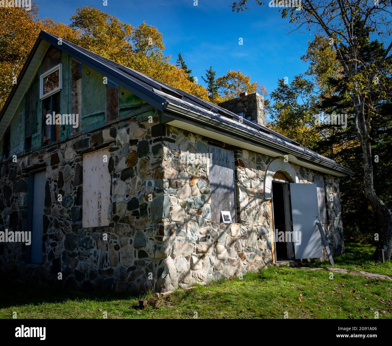 Teahouse on McNabs Island Stock Photo - Alamy