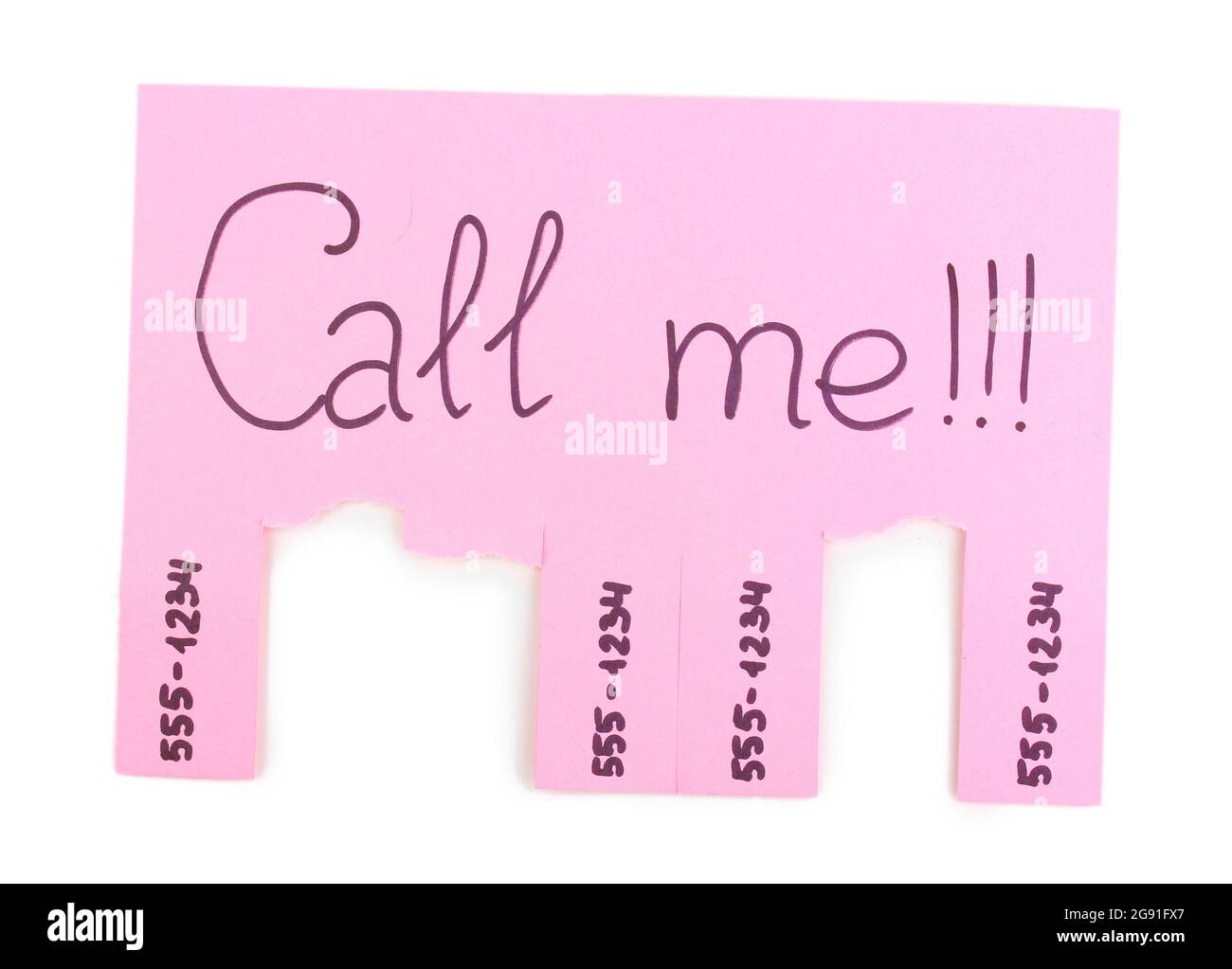 Color advertisement call Stock Photo - Alamy