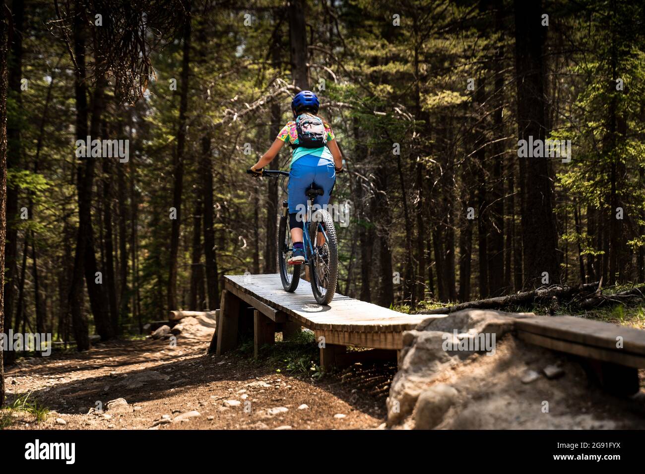 People biking at a park hi-res stock photography and images - Alamy