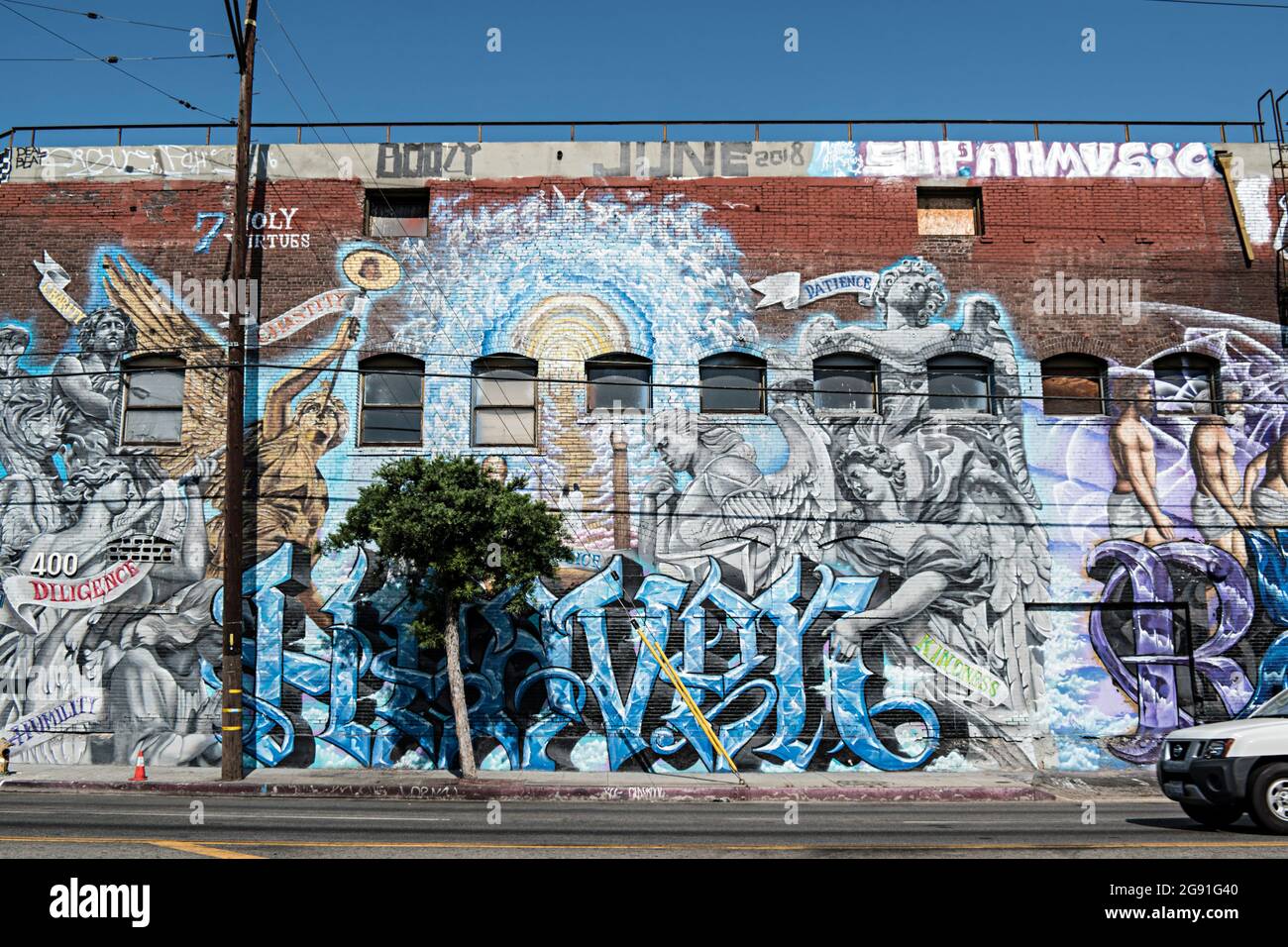 Murals And Street Art From The Arts District In Los Angeles California