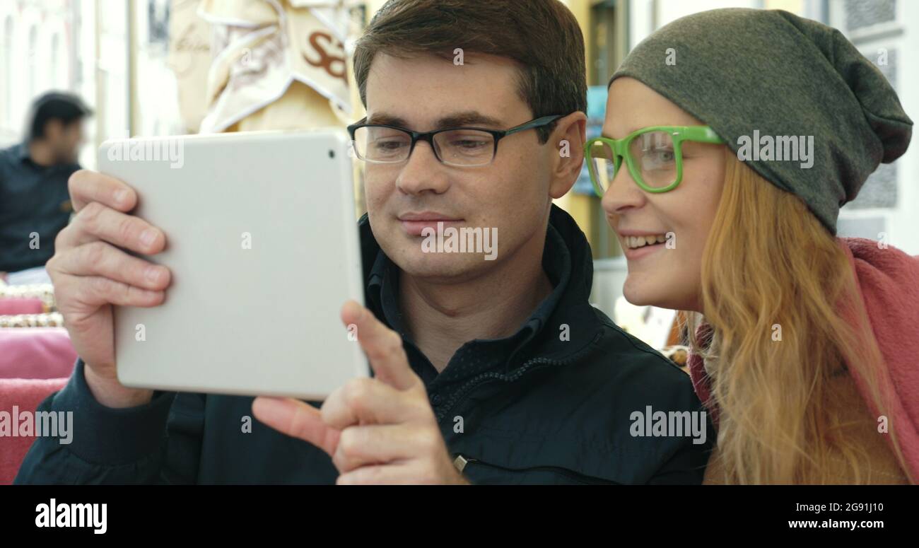 Young couple having lively hi-res stock photography and images - Alamy