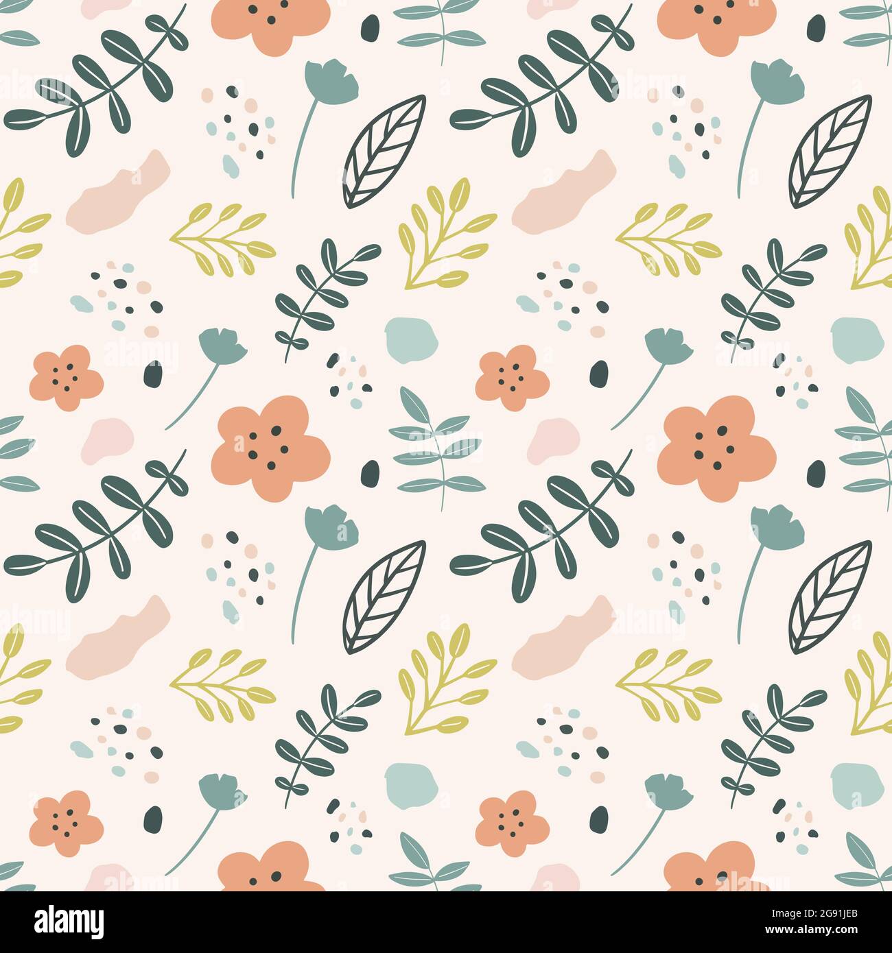 unique pattern of flowers and leaf Stock Vector Image & Art - Alamy