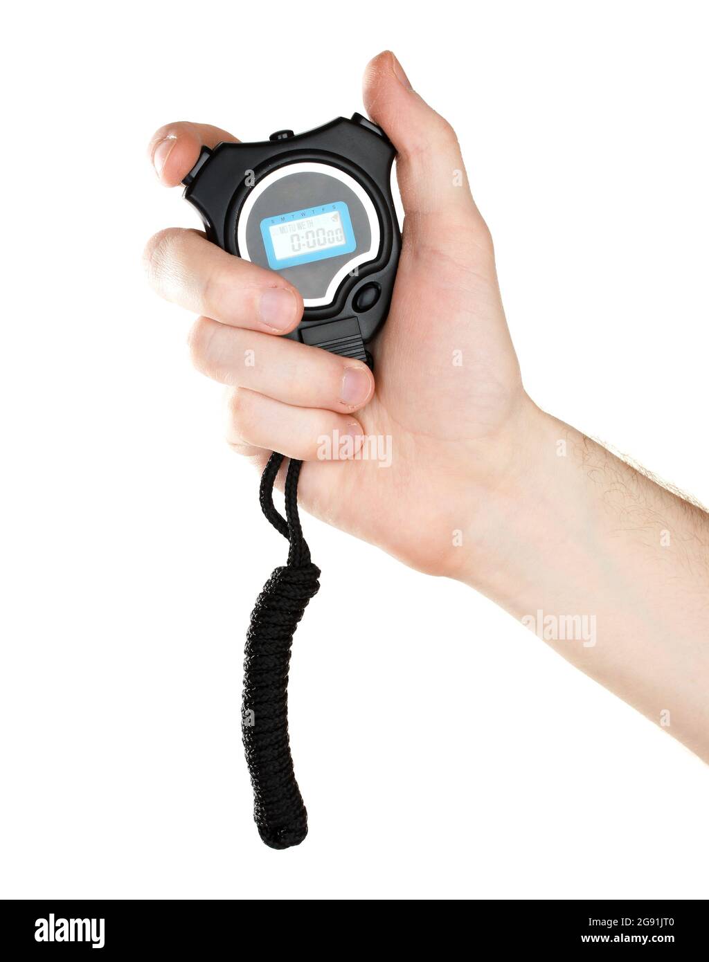 Hand held stopwatch hi-res stock photography and images - Alamy