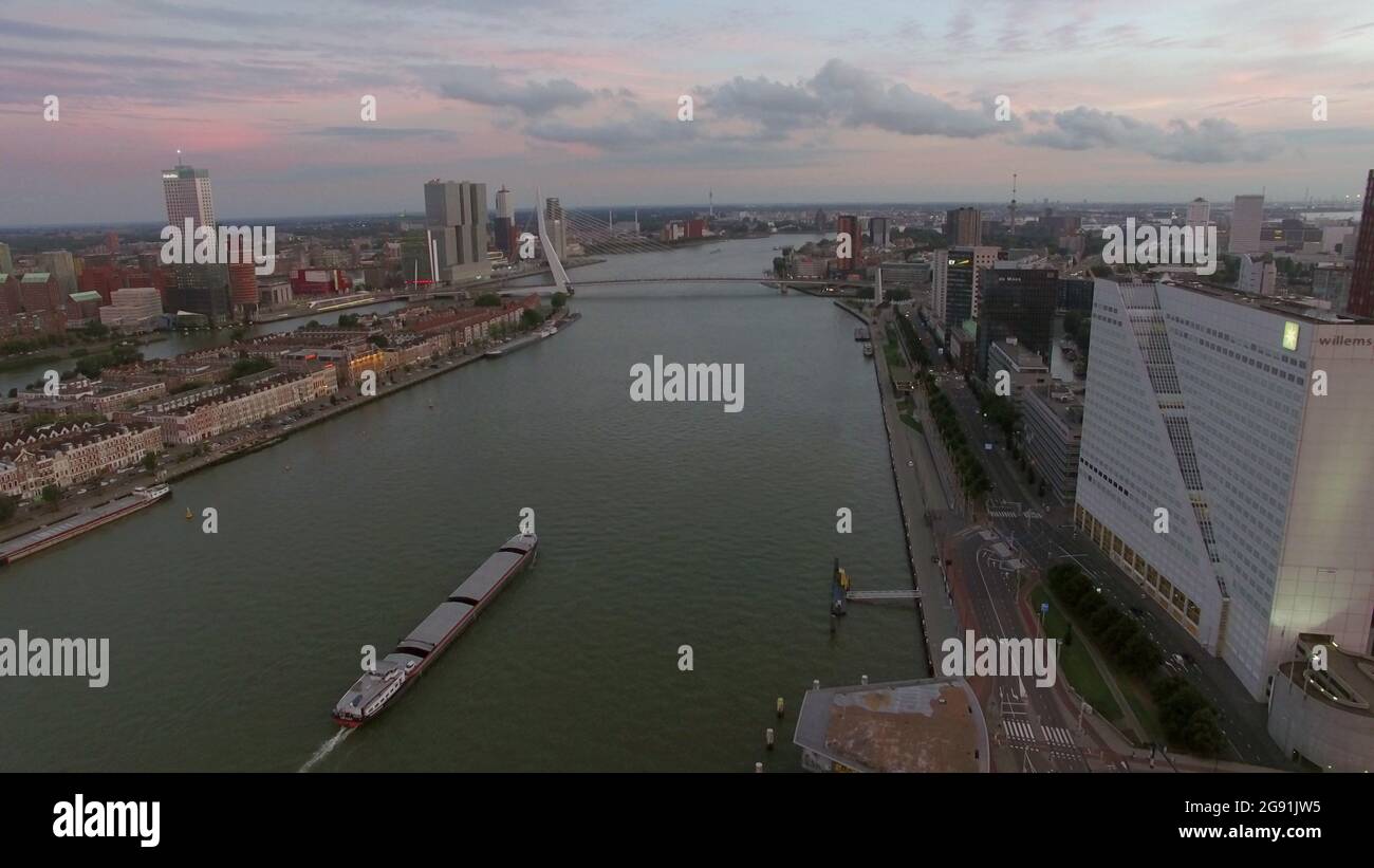 Rotterdam drone view hi-res stock photography and images - Alamy