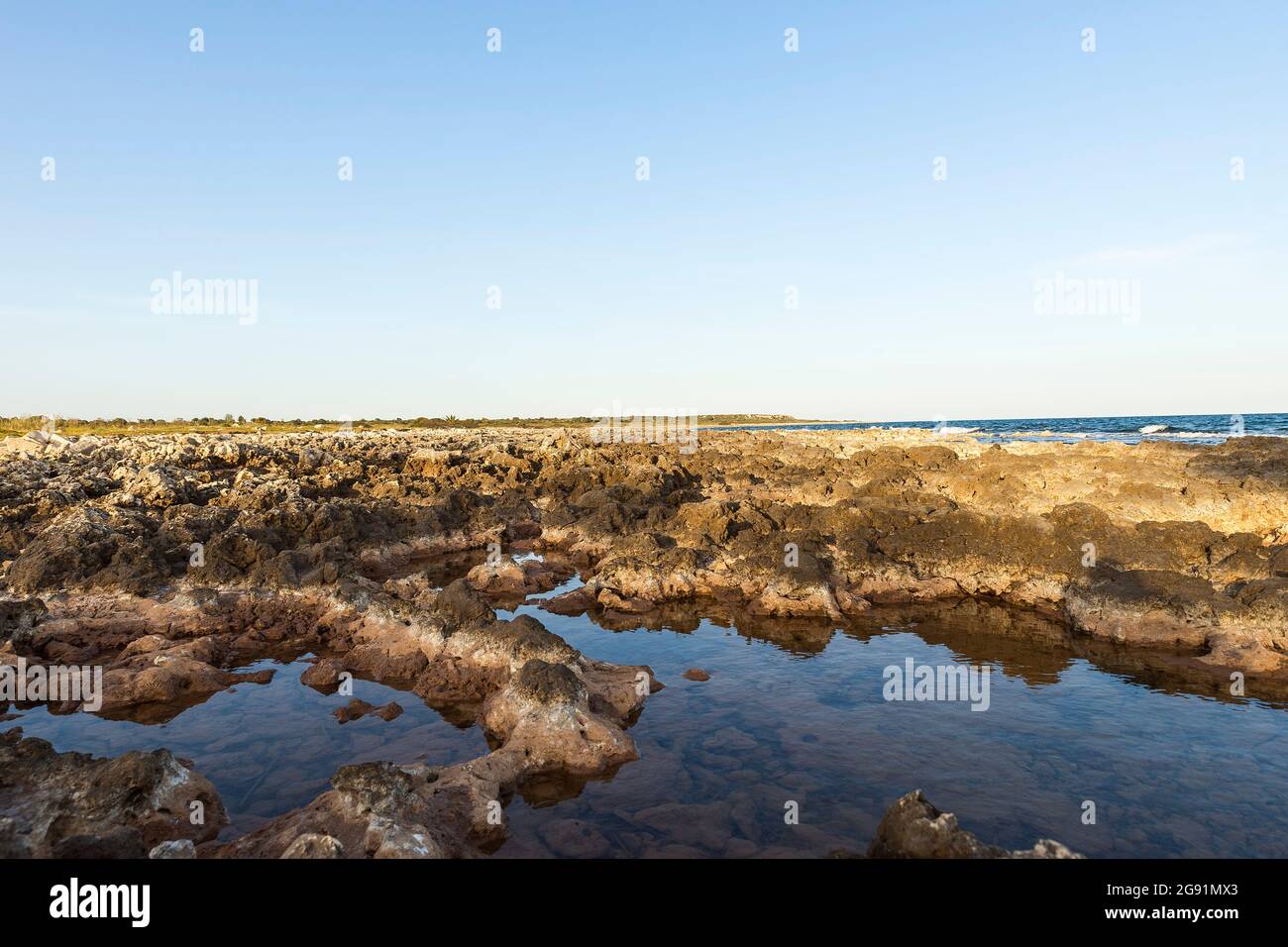 Natural Landscapes of Ognina Beach (Spiaggia di Ognina) in Syracuse ...