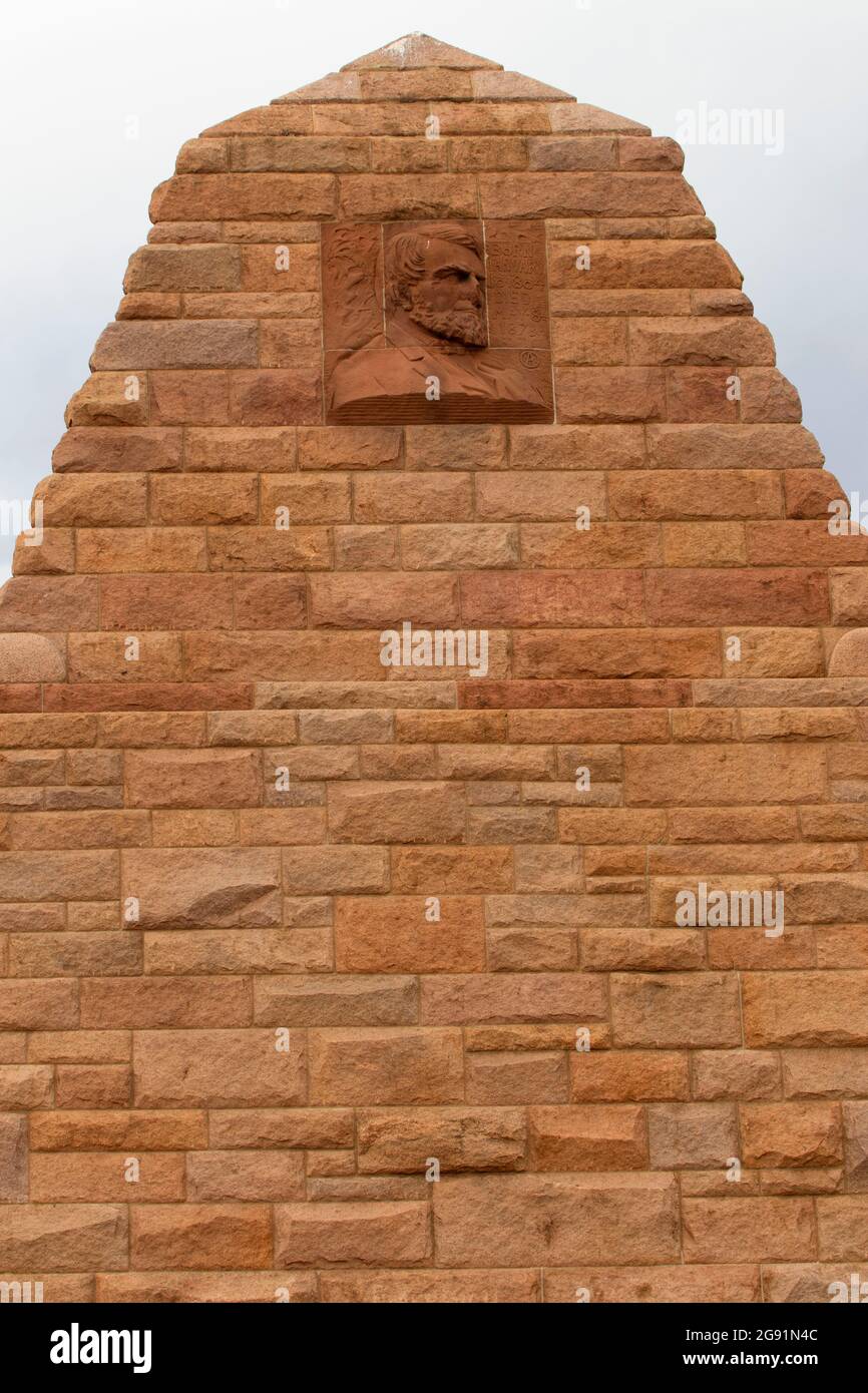 Ames Monument, Ames Monument State Historic Site, Wyoming Stock Photo ...