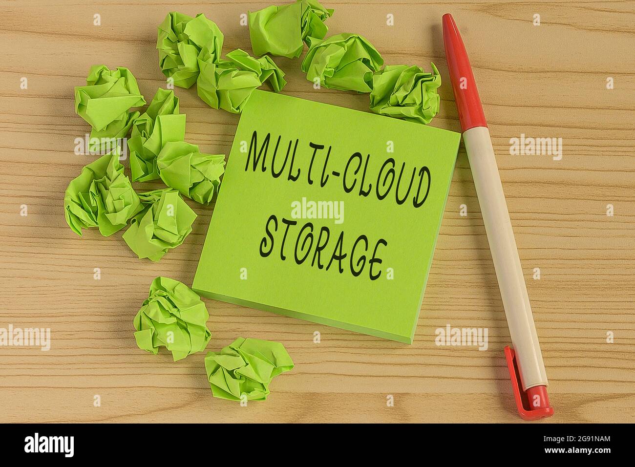 Sign displaying Multi Cloud Storage. Business overview use of multiple cloud computing and ...