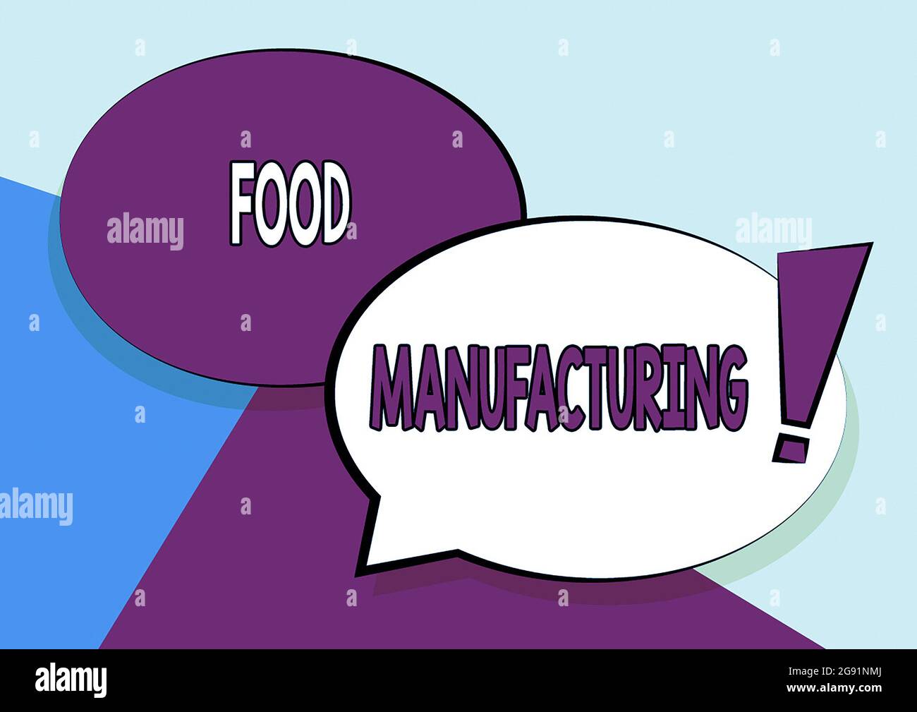 Text sign showing Food Manufacturing, Business idea transformation of ...