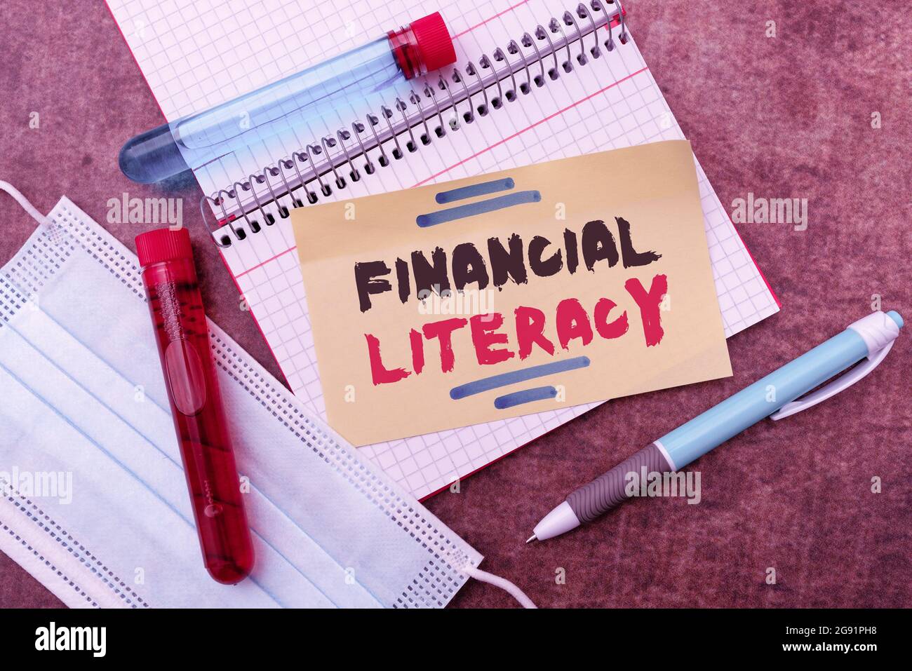Writing displaying text Financial Literacy. Internet Concept education ...
