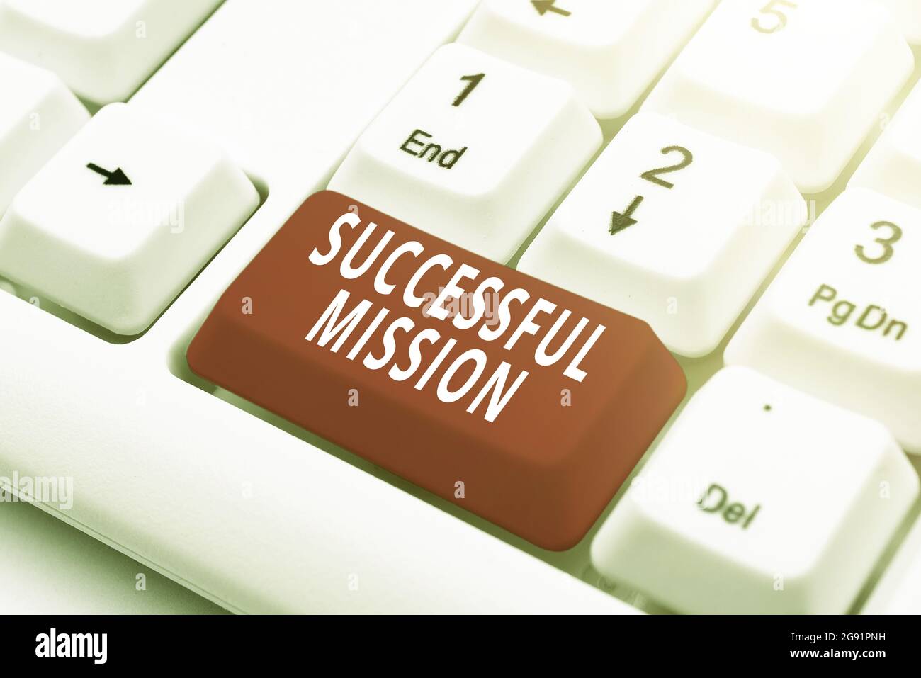 Text sign showing Successful Mission. Business showcase complete ...