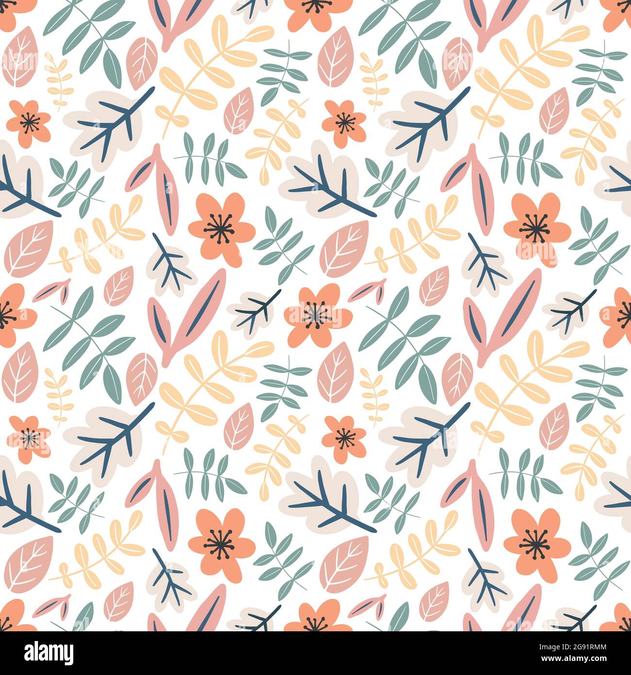 unique pattern of flowers and leaf Stock Vector Image & Art - Alamy