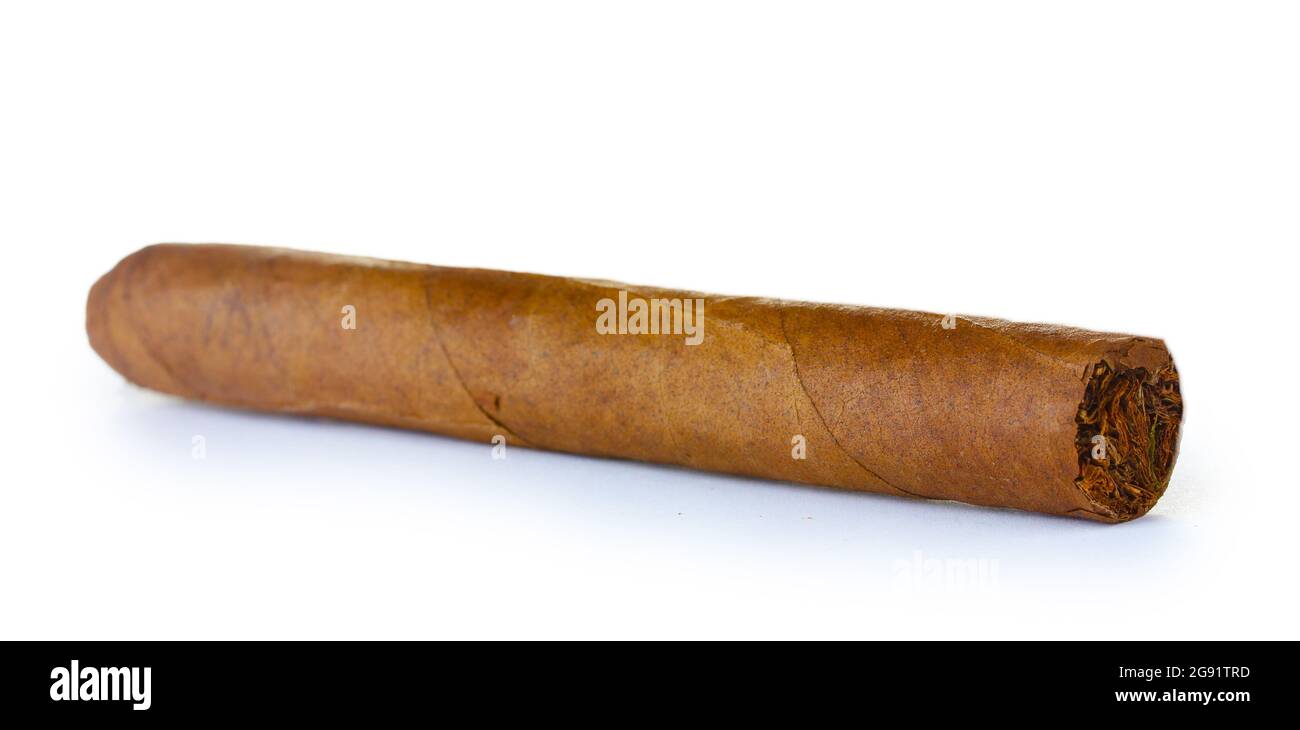 cigar isolated on white Stock Photo - Alamy