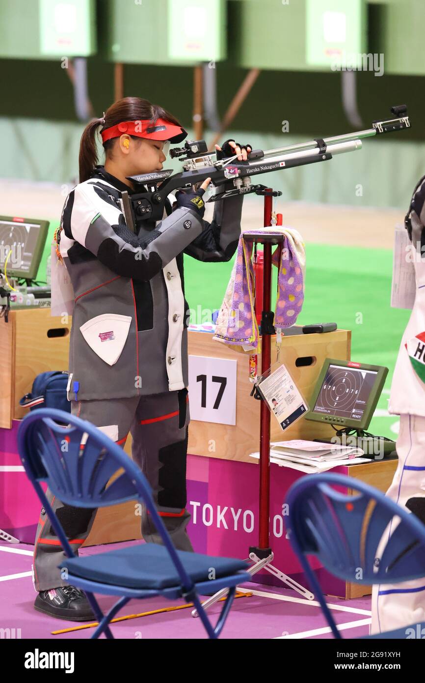 Tokyo, Japan. 24th July, 2021. Haruka Nakaguchi (JPN) Shooting - Rifle ...
