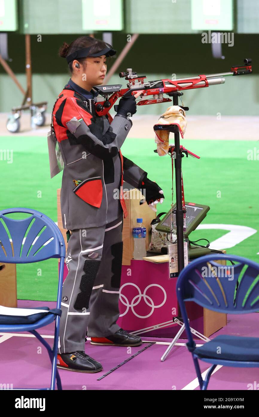 Tokyo, Japan. 24th July, 2021. Shiori Hirata (JPN) Shooting - Rifle ...