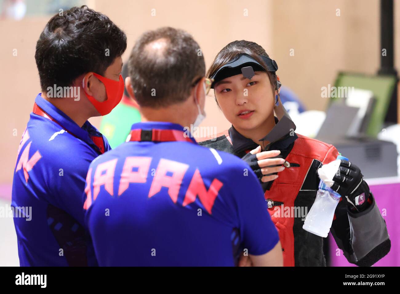Tokyo, Japan. 24th July, 2021. Shiori Hirata (JPN) Shooting - Rifle : Women's 10m Air Rifle ...