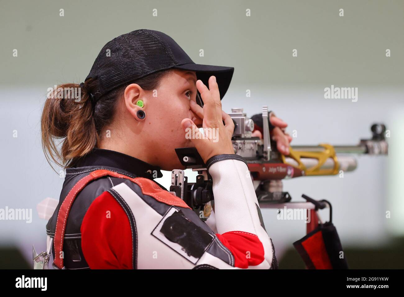 Tokio, Japan. 24th July, 2021. Shooting: Olympics, preliminary ...